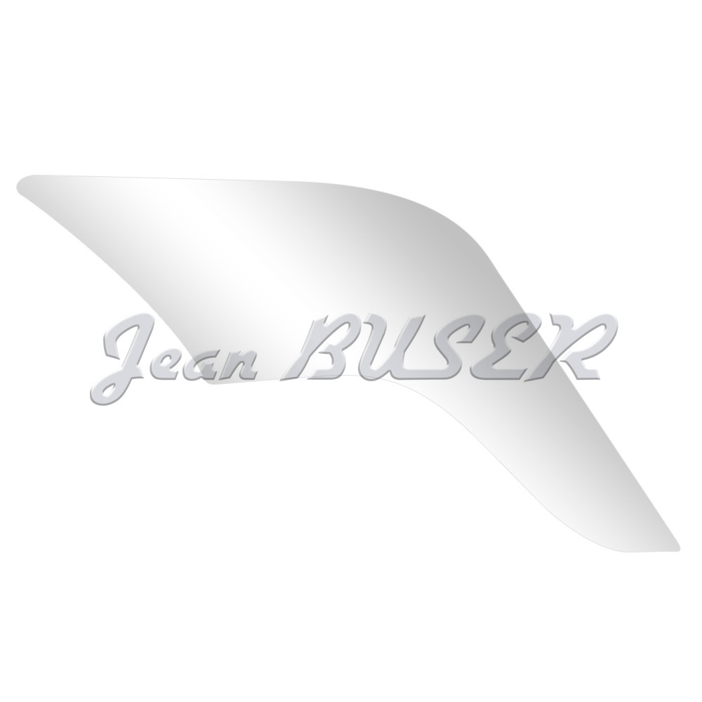 Rear right fender stone guard decal (clear), Porsche 964 Turbo + 964 ...